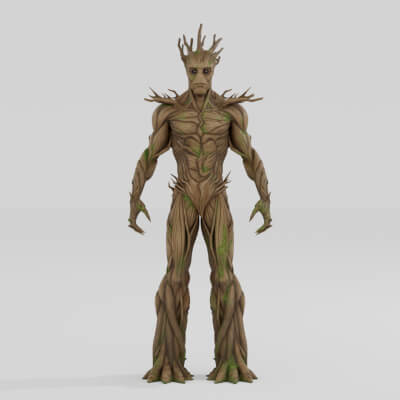 Groot - Fortnite 3D Model by Catarifrangente