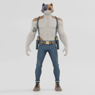 Meowscles - Fortnite 3D Model by Catarifrangente
