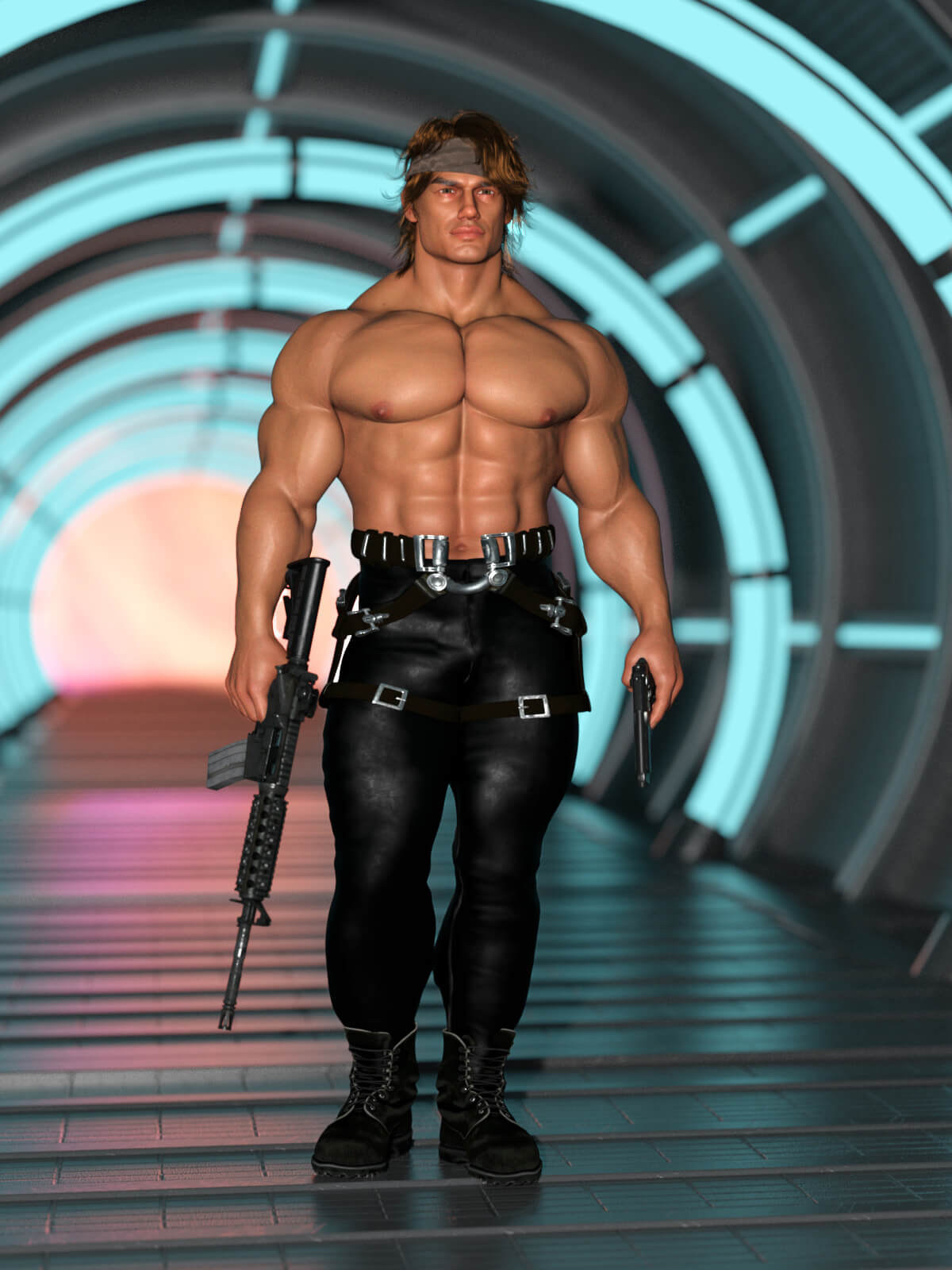 Galactic prison guard 3D Render, Digital Art by catweazle01