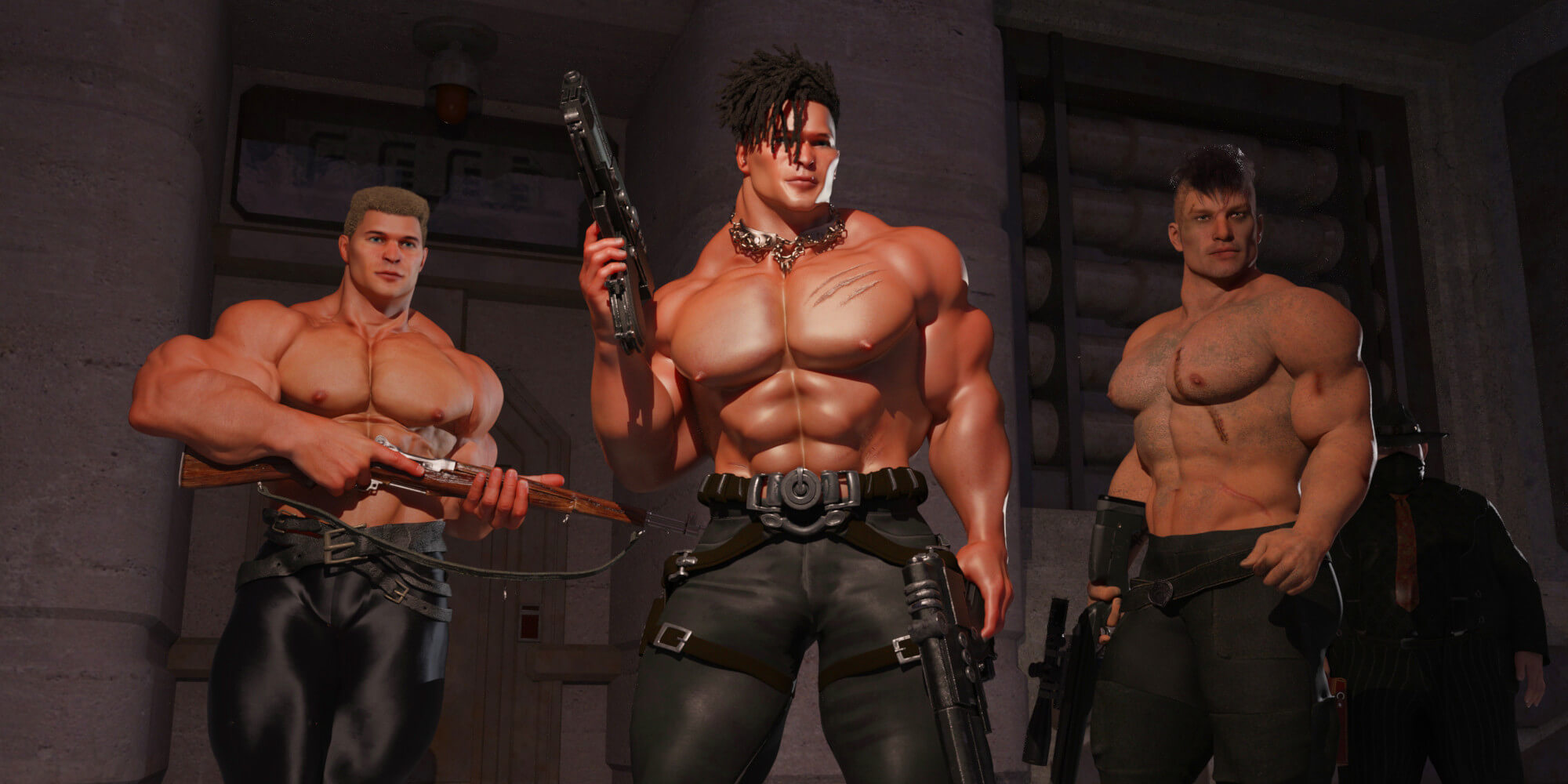 Protectors 3D Render, Digital Art by catweazle01