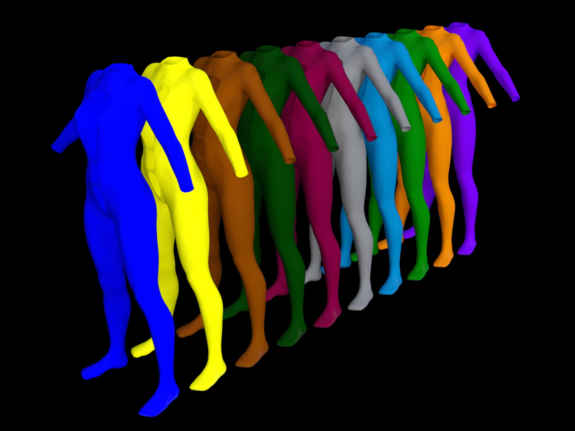 Additional Colors for Infamous Fishnet Body Suit for G8F - Free Daz ...