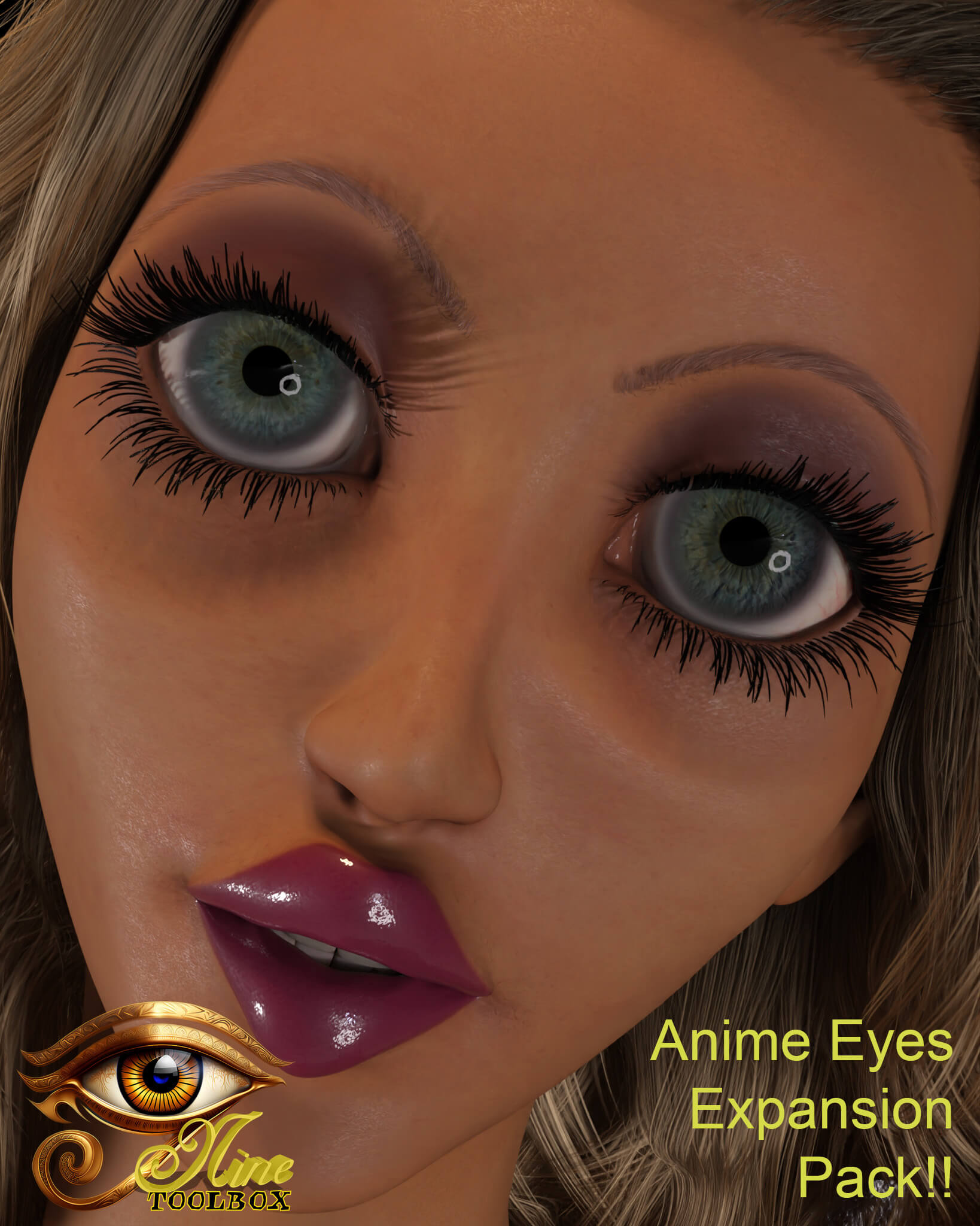 Anime Eyes Expansion Pack for Eye Nine Toolbox Genesis 9 - Daz Content ...