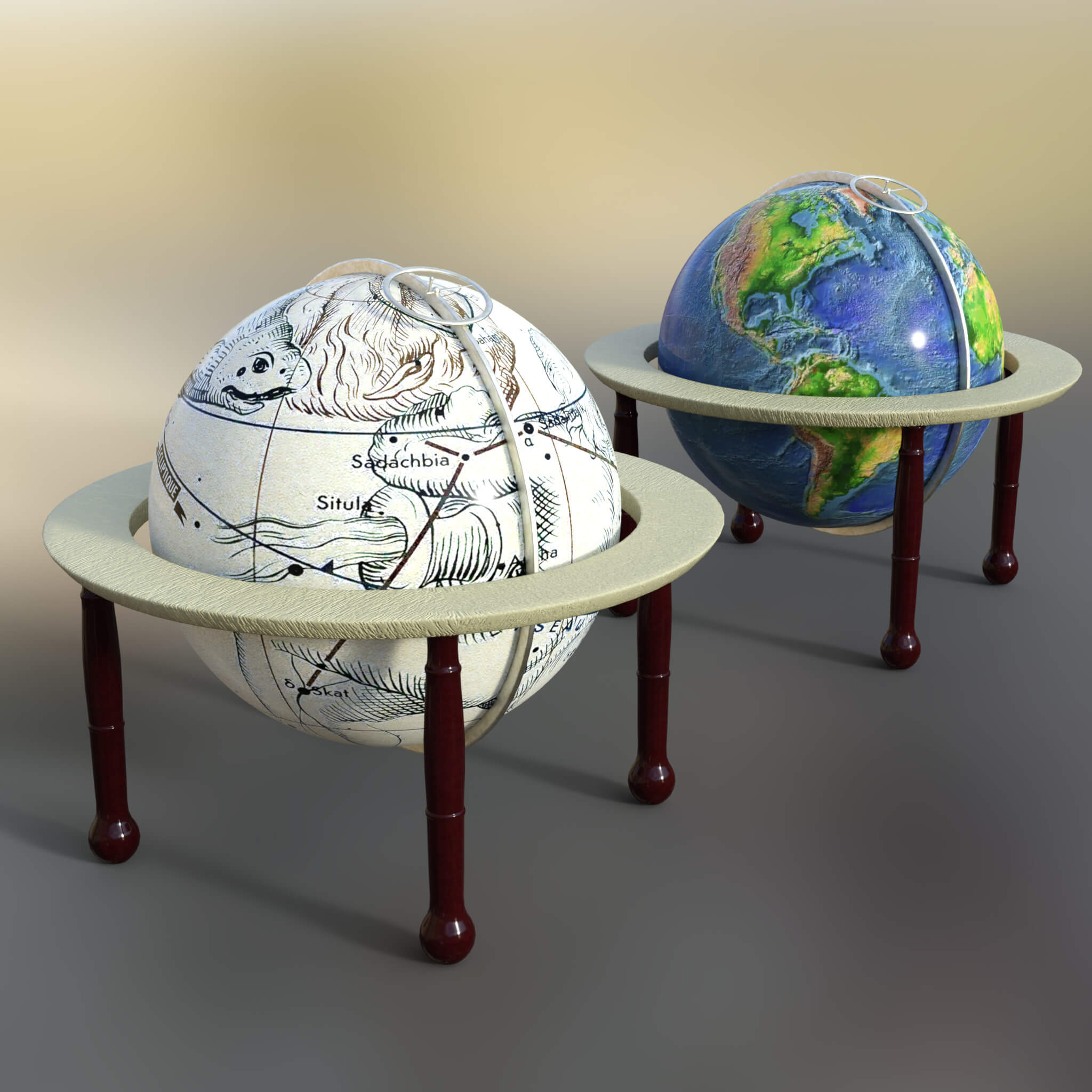 Celestial Globe - Daz Content by Causam3D