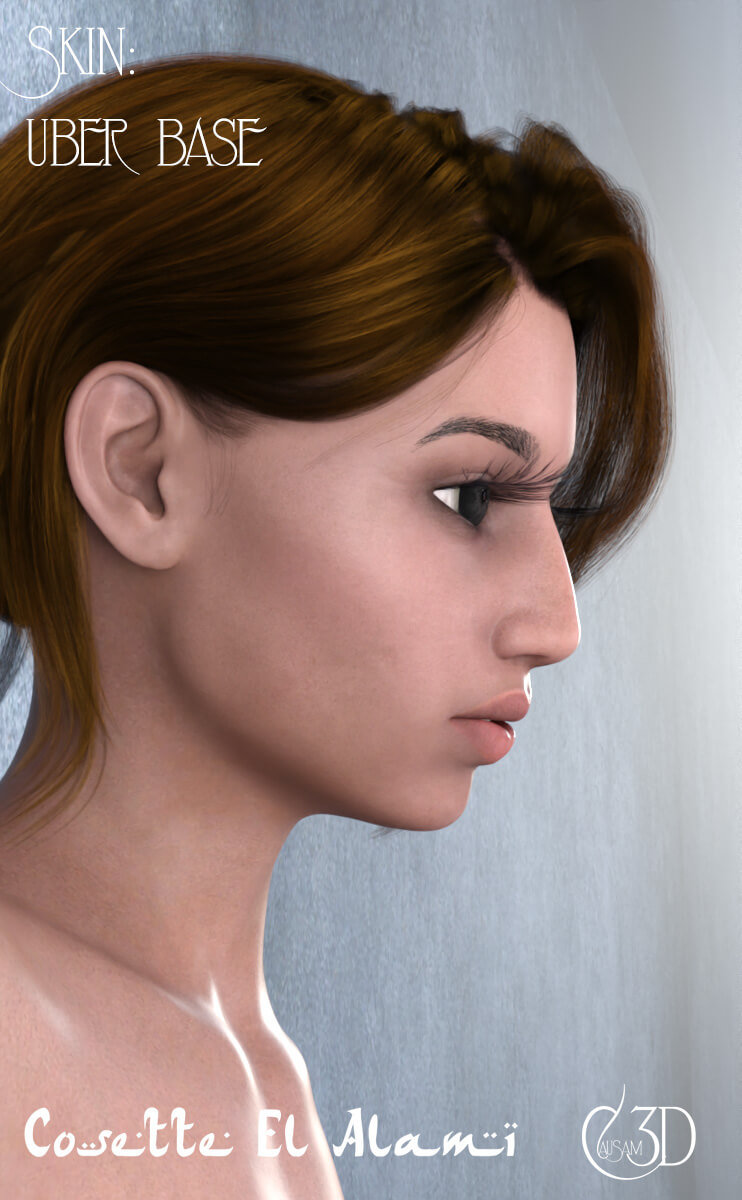 Cosette El Alami Female Character for Genesis 8 - Daz Content by Causam3D
