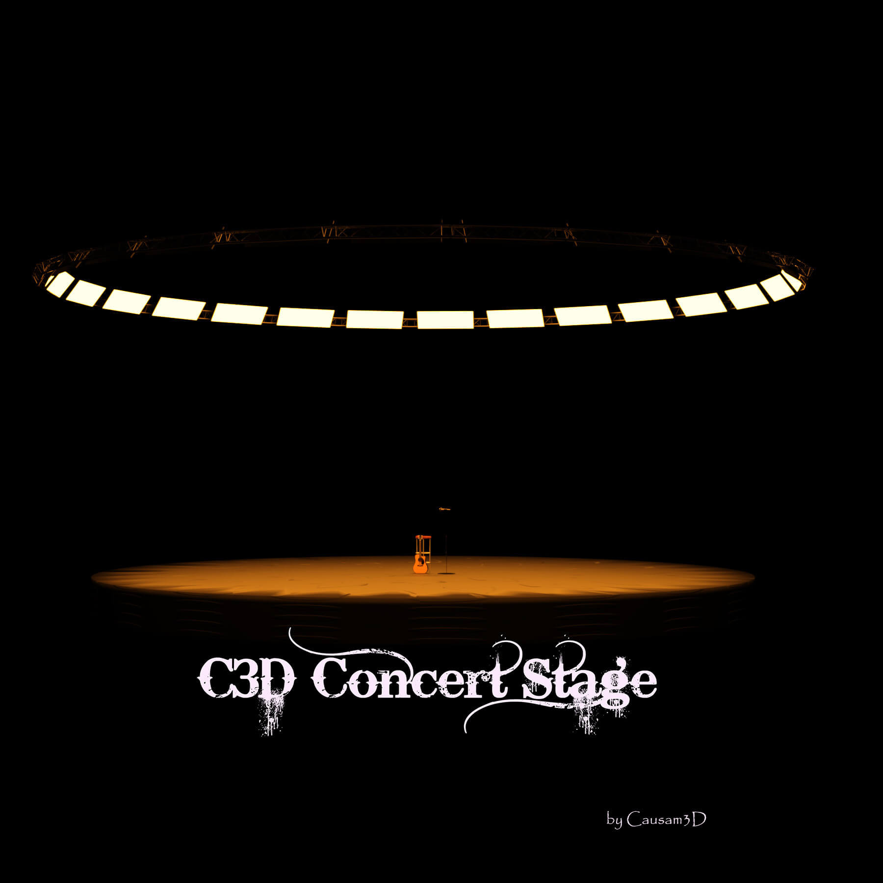 C3D Concert Stage 3D Render | RenderHub Gallery