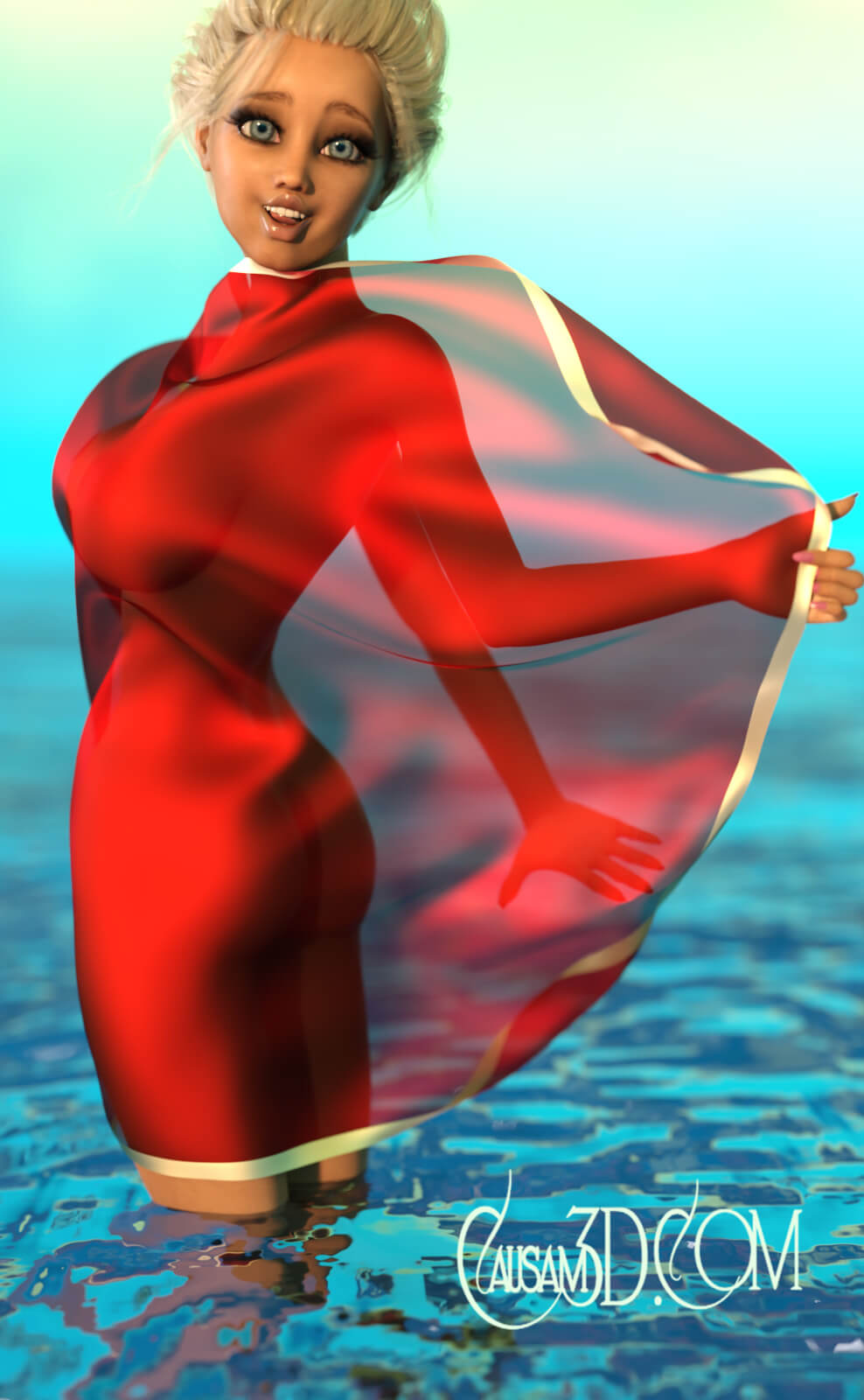 Can't Wait For Christmas! 3D Render, Digital Art by Causam3D