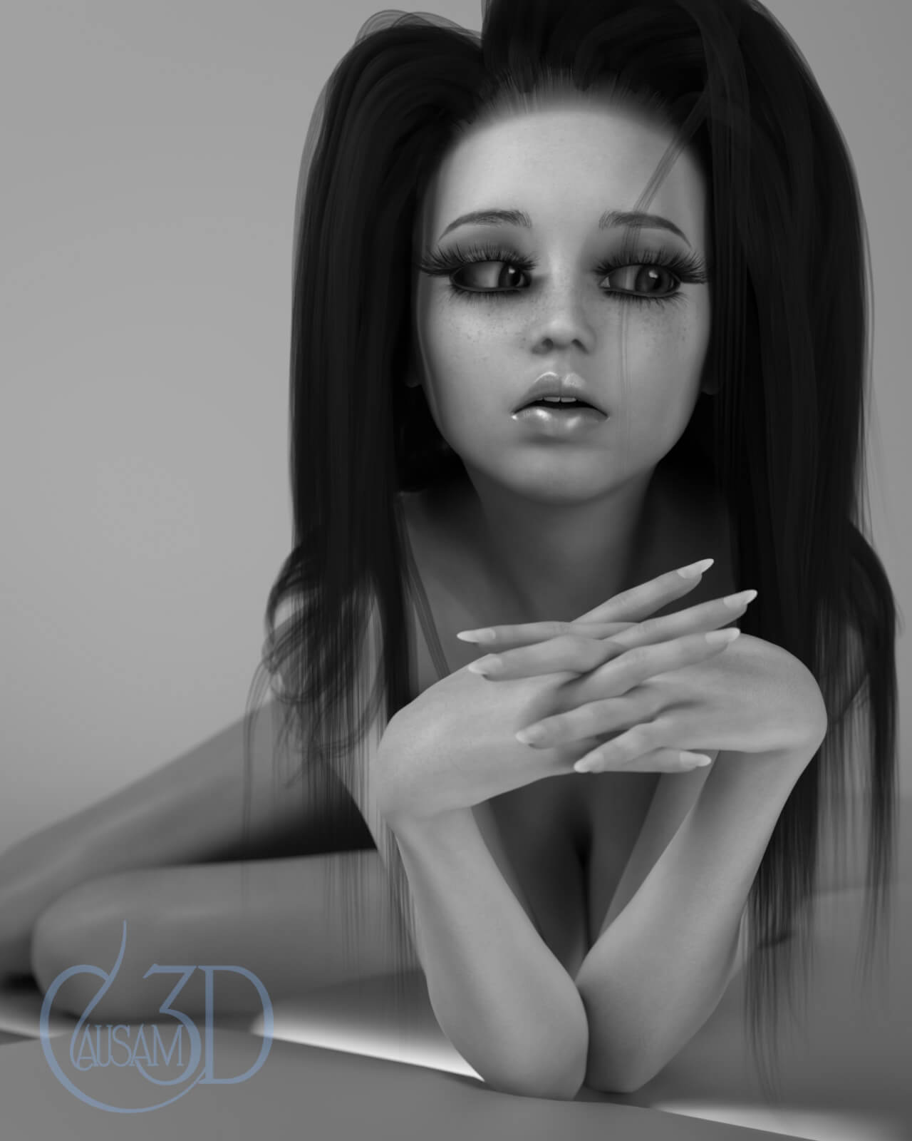 Famous One 3D Render, Digital Art by Causam3D