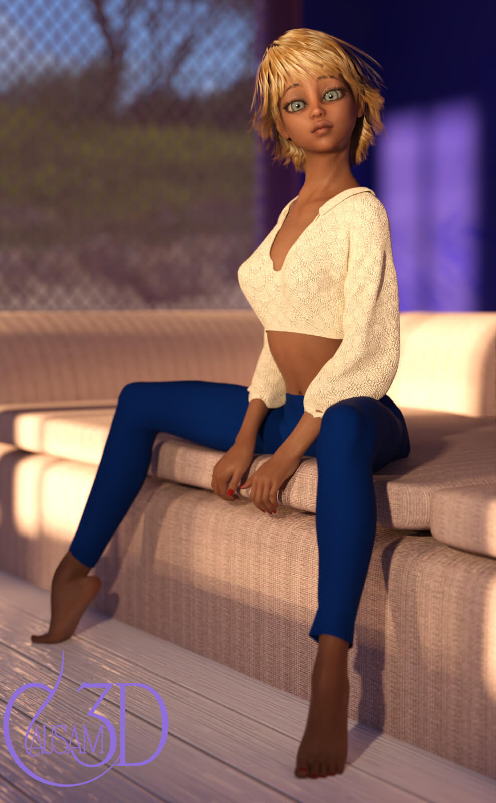 Her Royal Brattitude 3D Render, Digital Art by Causam3D