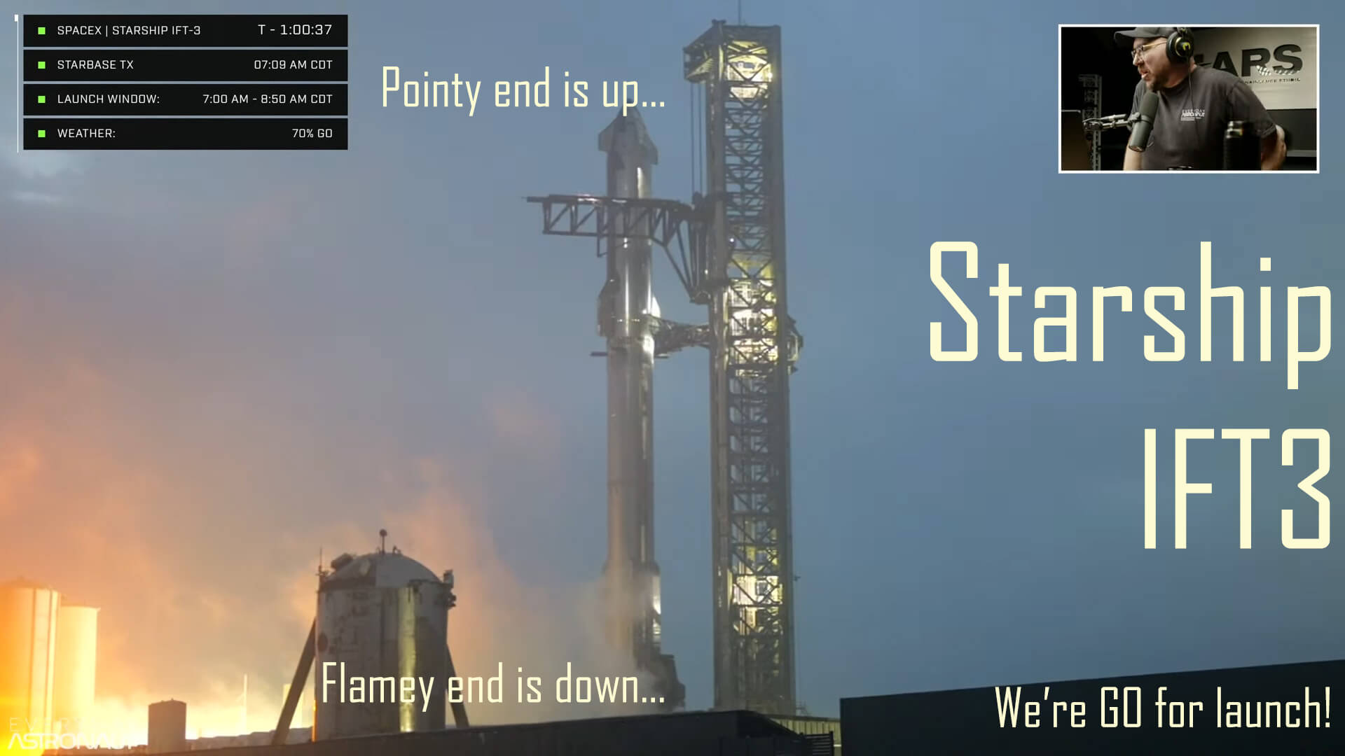 IFT3 Go For Launch 3D Render, Digital Art by Causam3D