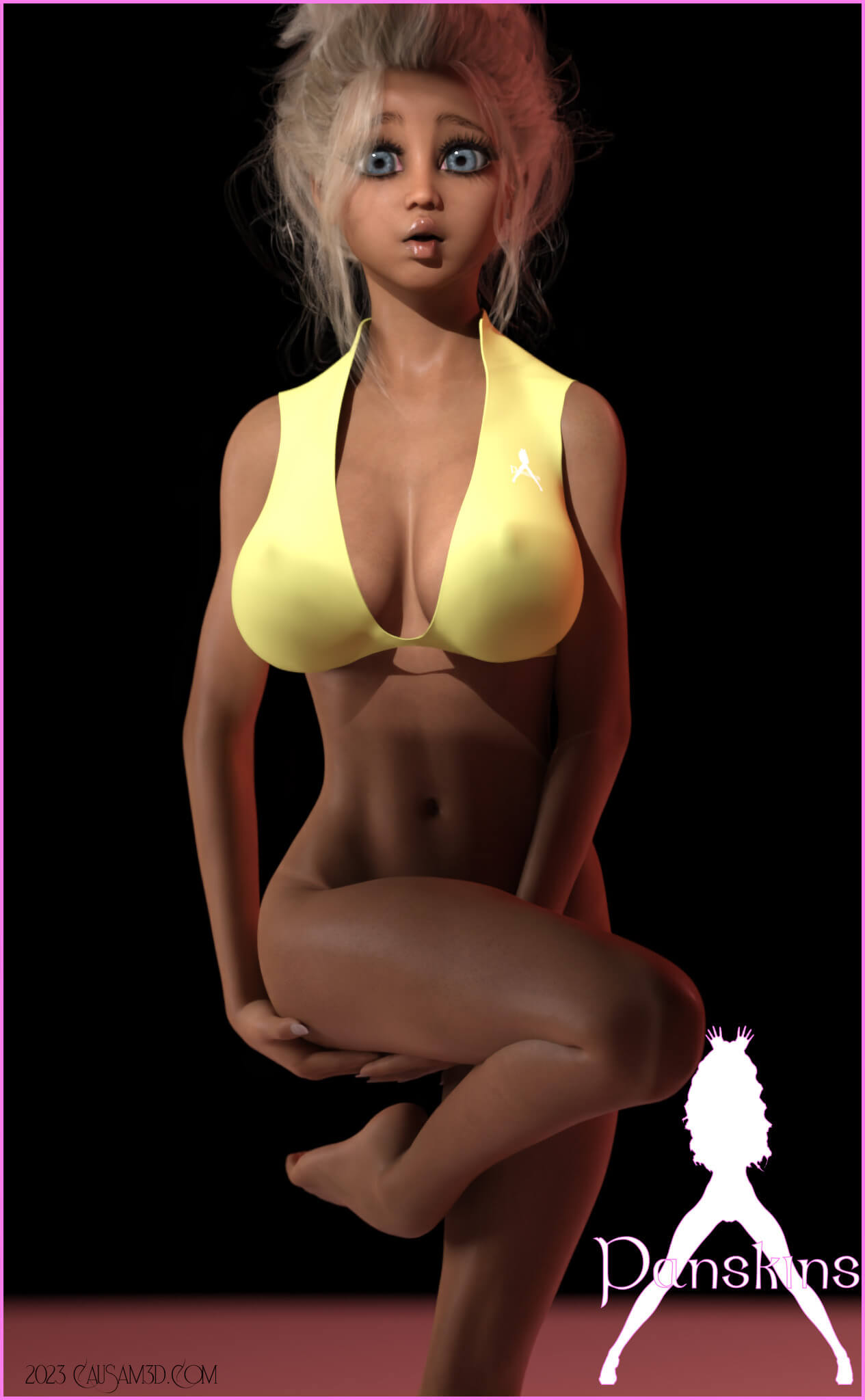 Oops! 3D Render, Digital Art by Causam3D