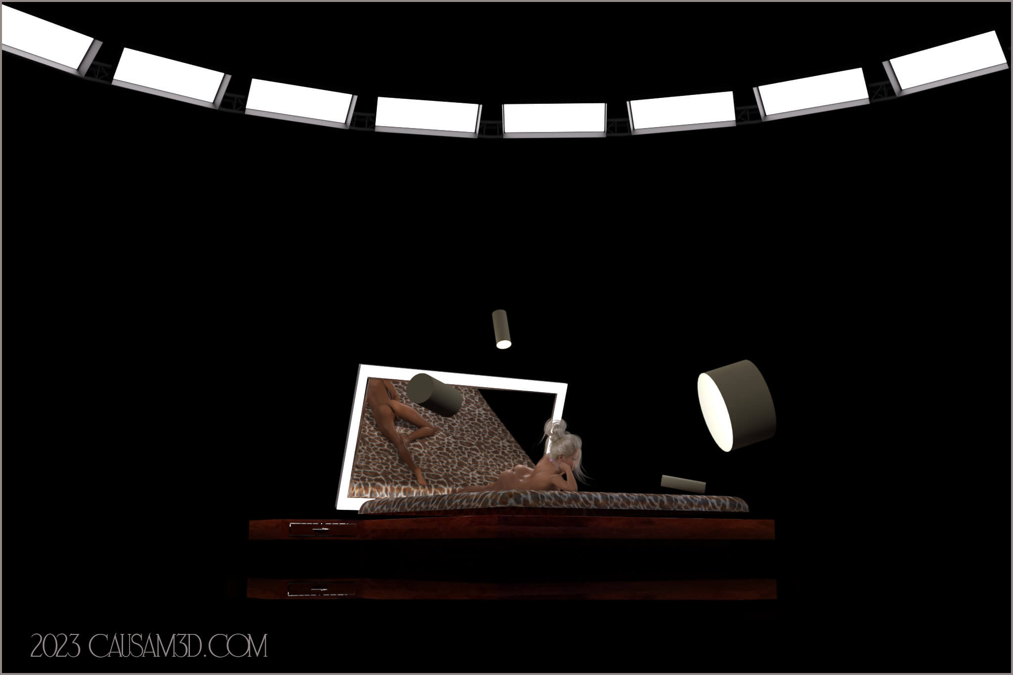 Set Piece - The Illusion Of Intimacy 3D Render by Causam3D