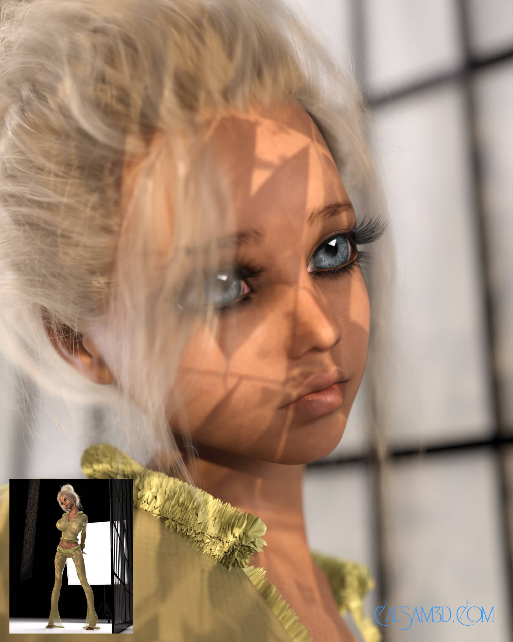 Sunset 3D Render, Digital Art by Causam3D