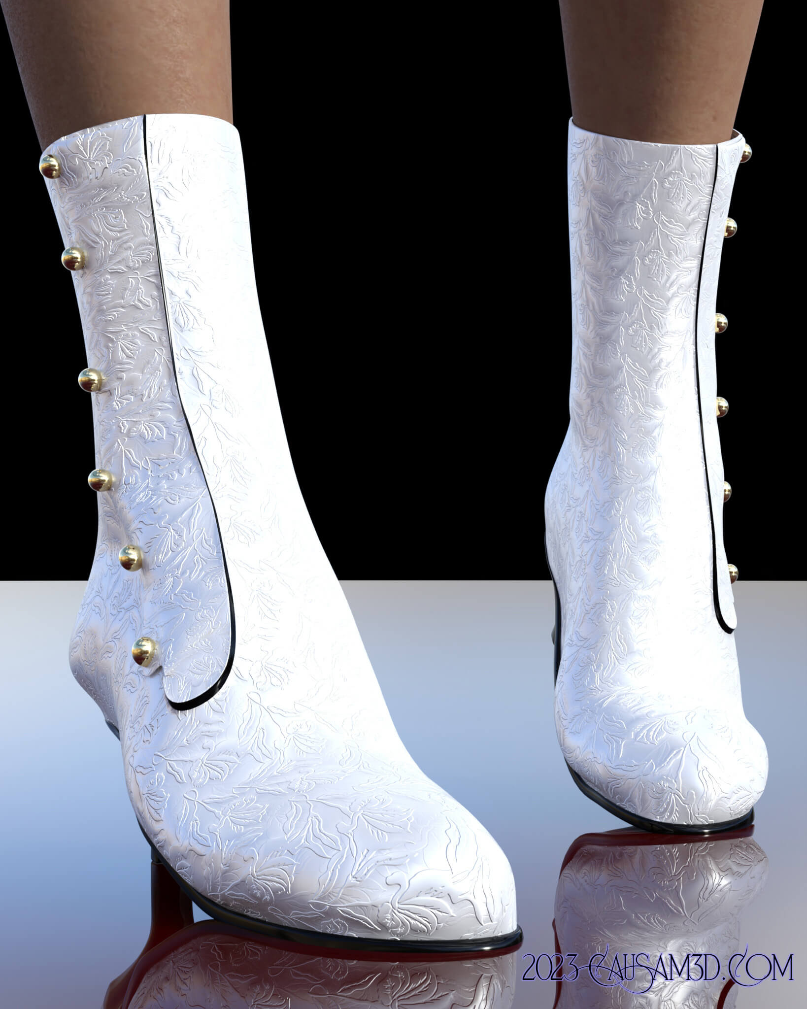 Victorian Boots Coming Soon! 3D Render | RenderHub Gallery