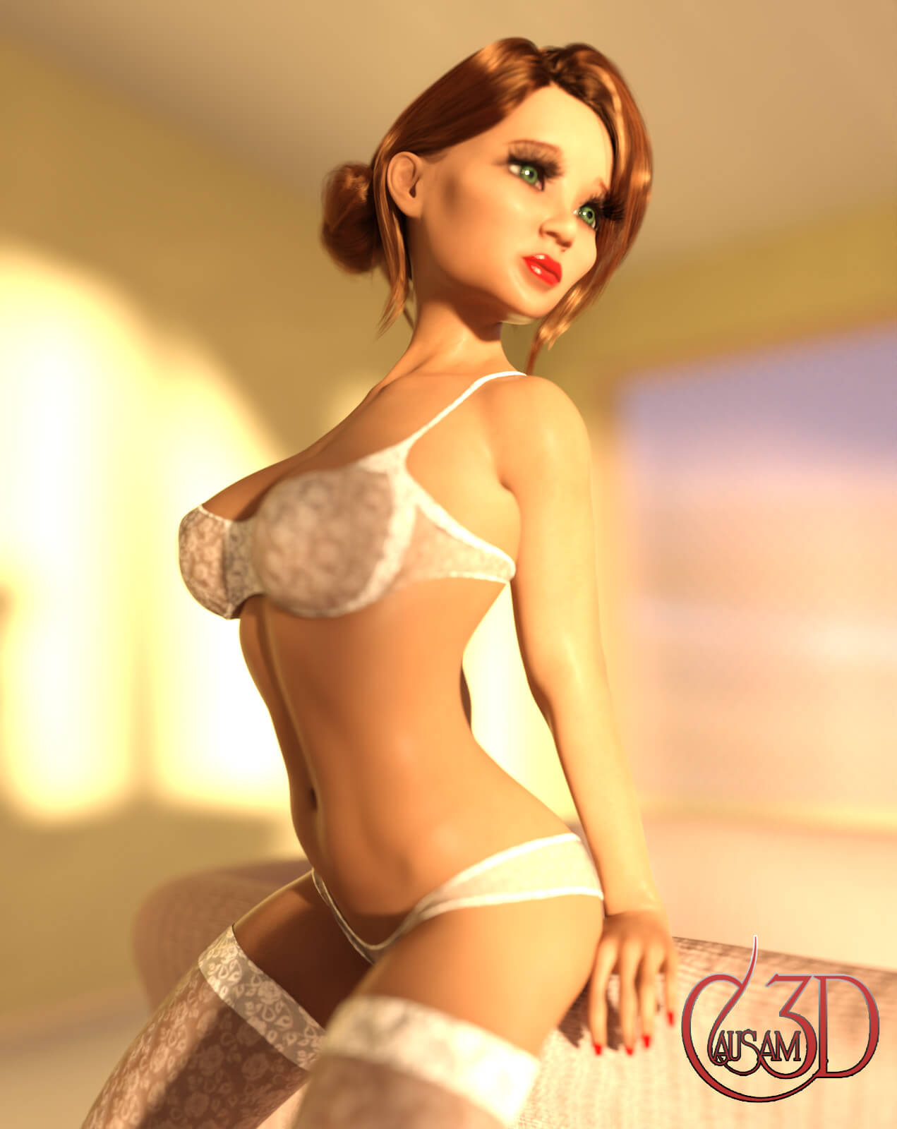 Who's That? 3D Render, Digital Art by Causam3D