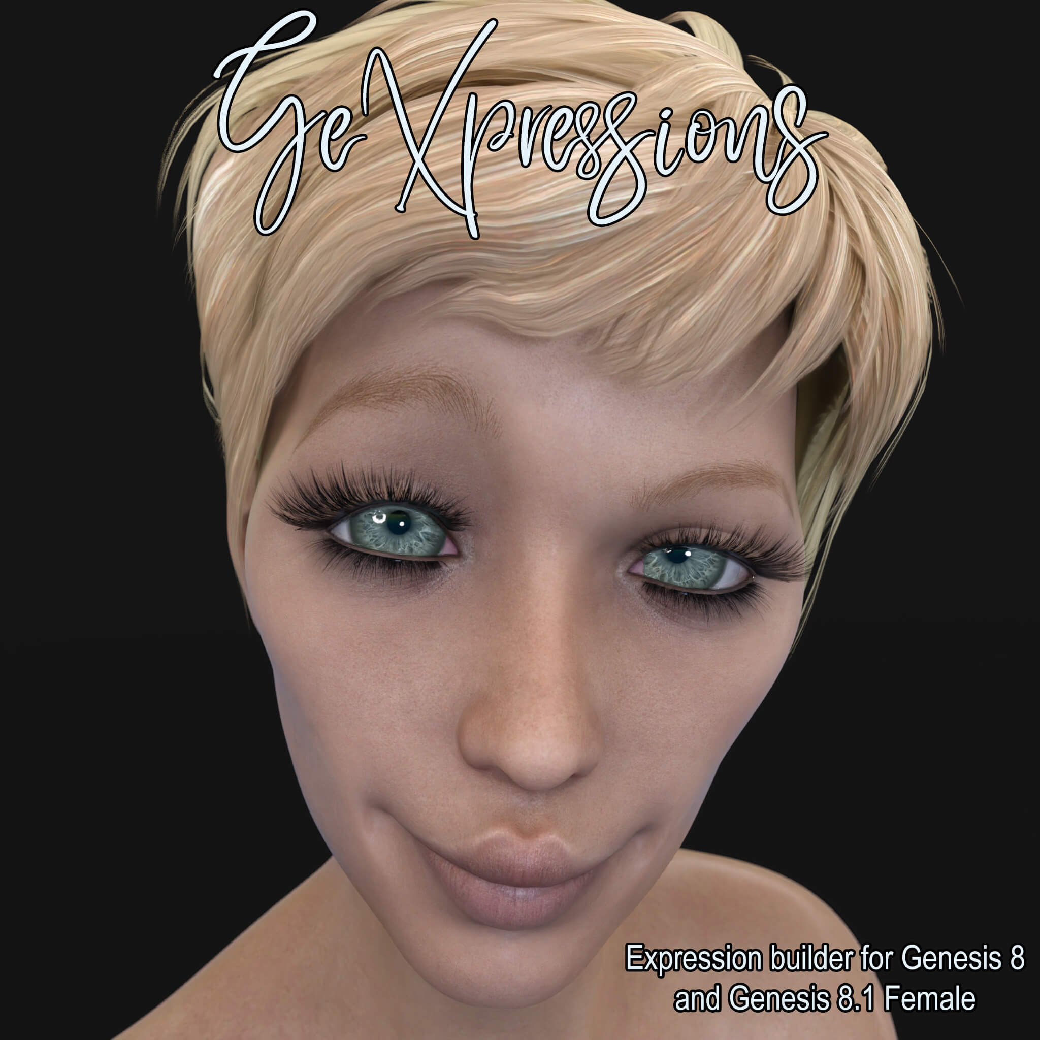 Gexpressions Expression Builder for Genesis 8 & 8.1 Female - Daz Content by Causam3D