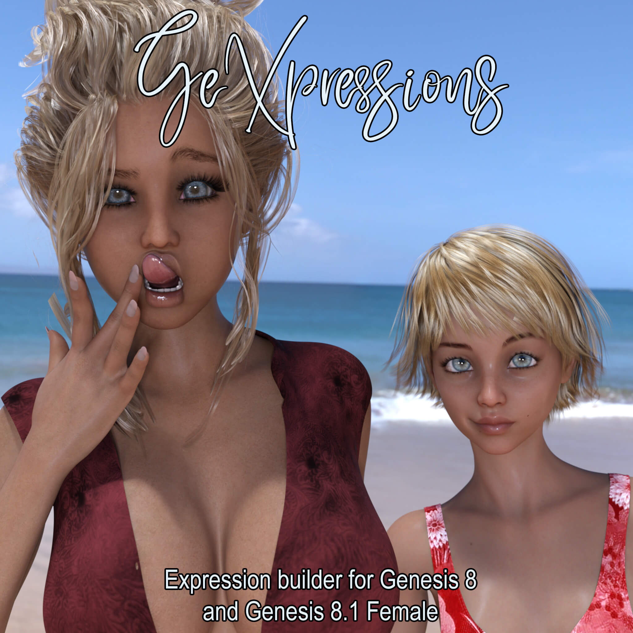 Gexpressions Expression Builder for Genesis 8 & 8.1 Female - Daz Content by Causam3D