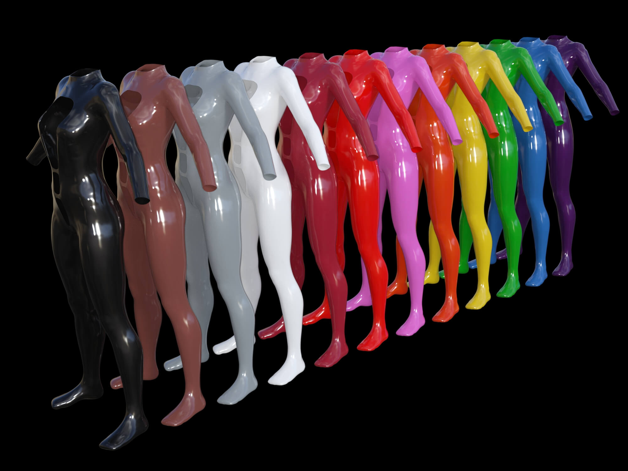 Latex Materials for Infamous Fishnet Bodysuit for G8.XF - Daz Content ...