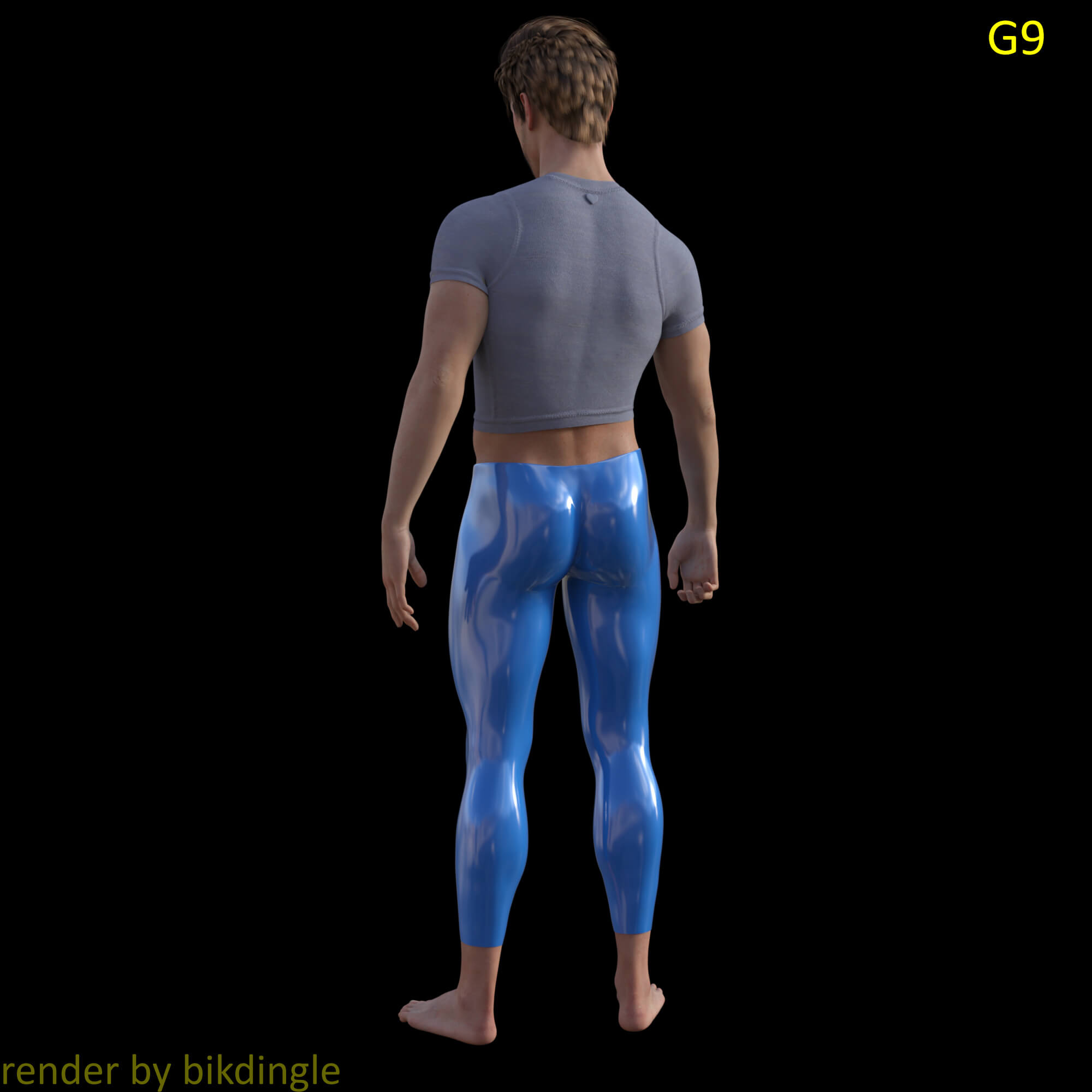 Latex Materials for Pair-A-Dice Pants for G8F and G9 Daz Content by ...
