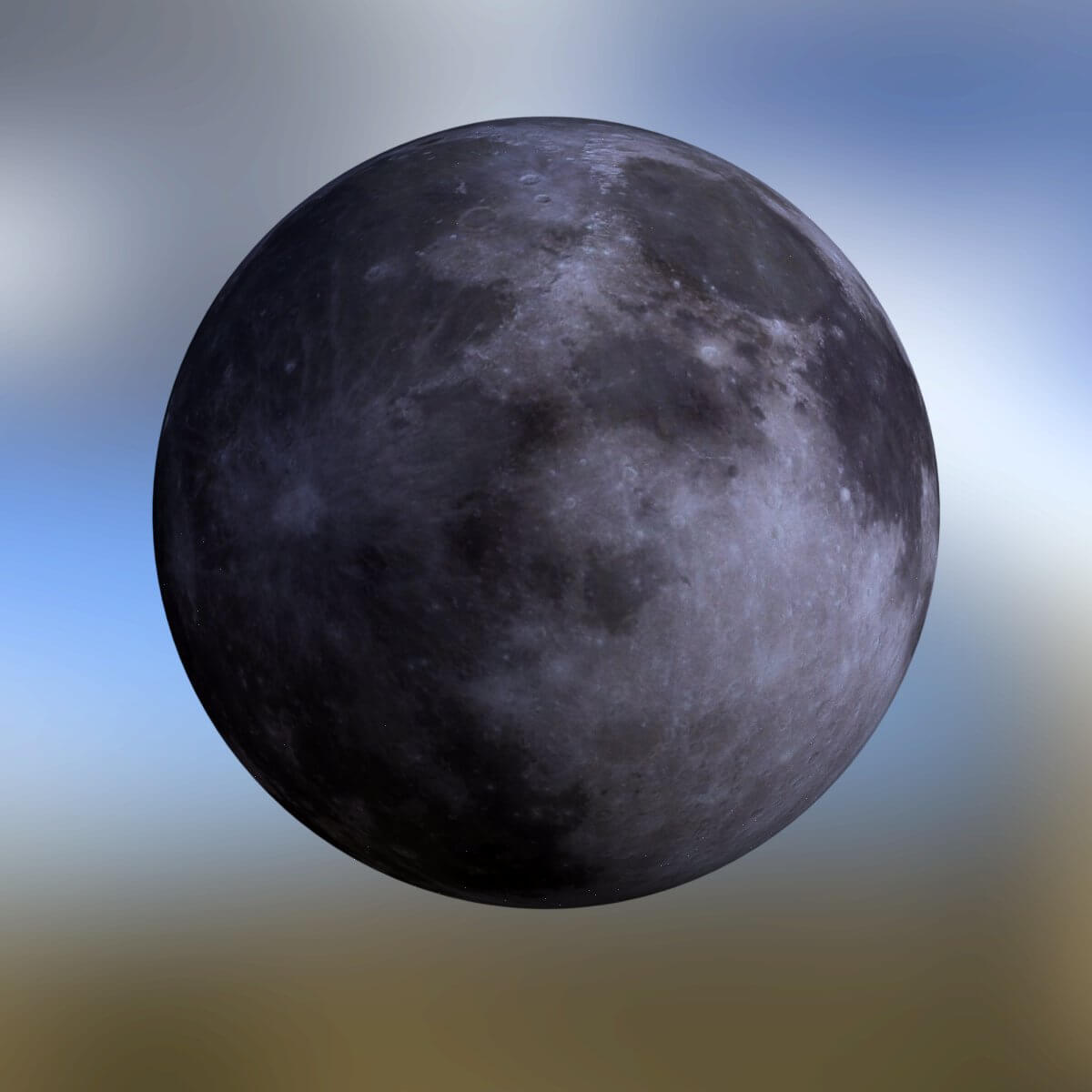 Real Moonlight - Rigged Light Emitting Moon Prop Daz Content by Causam3D