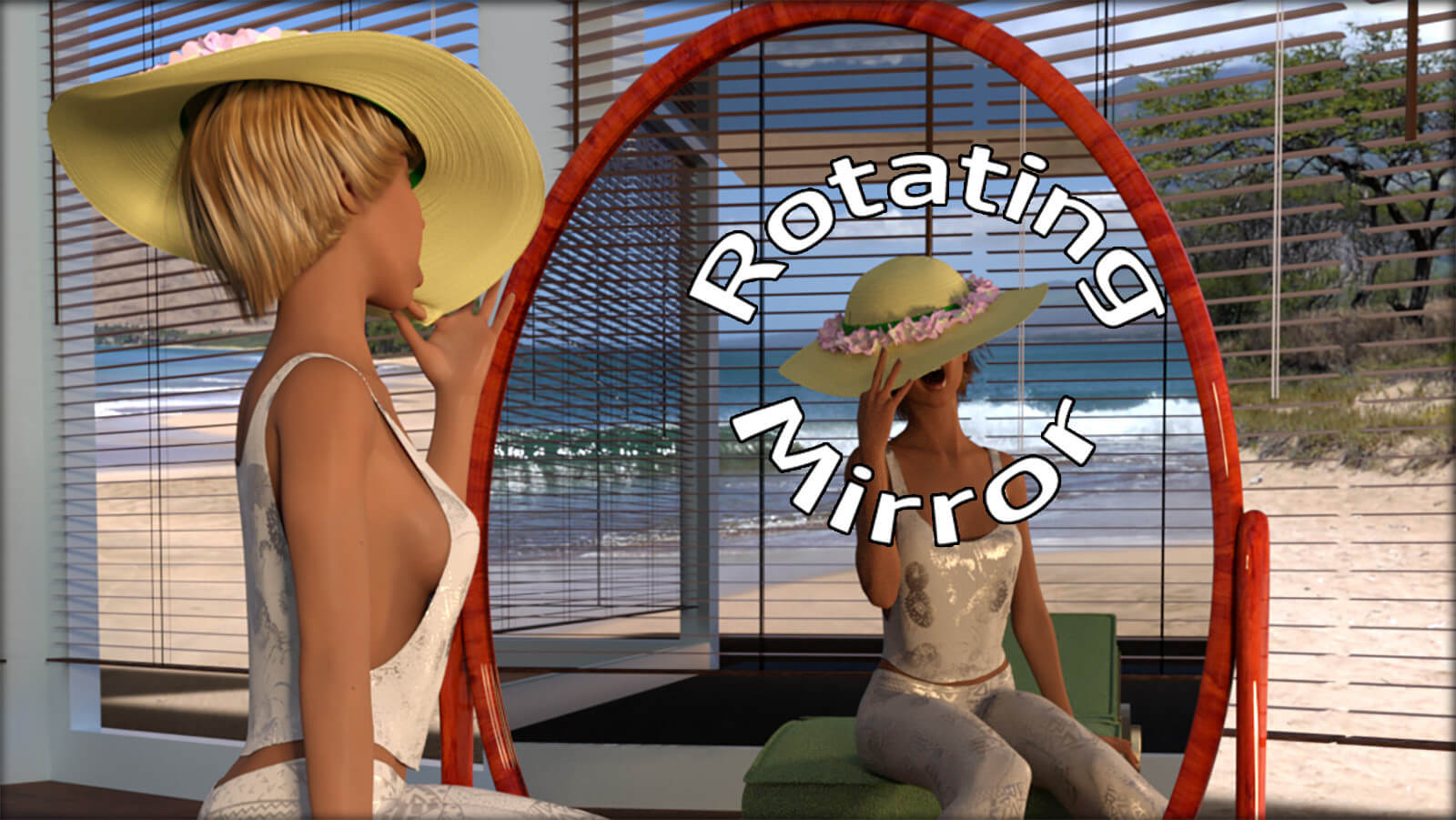 Rotating Dressing Mirror - Daz Content by Causam3D