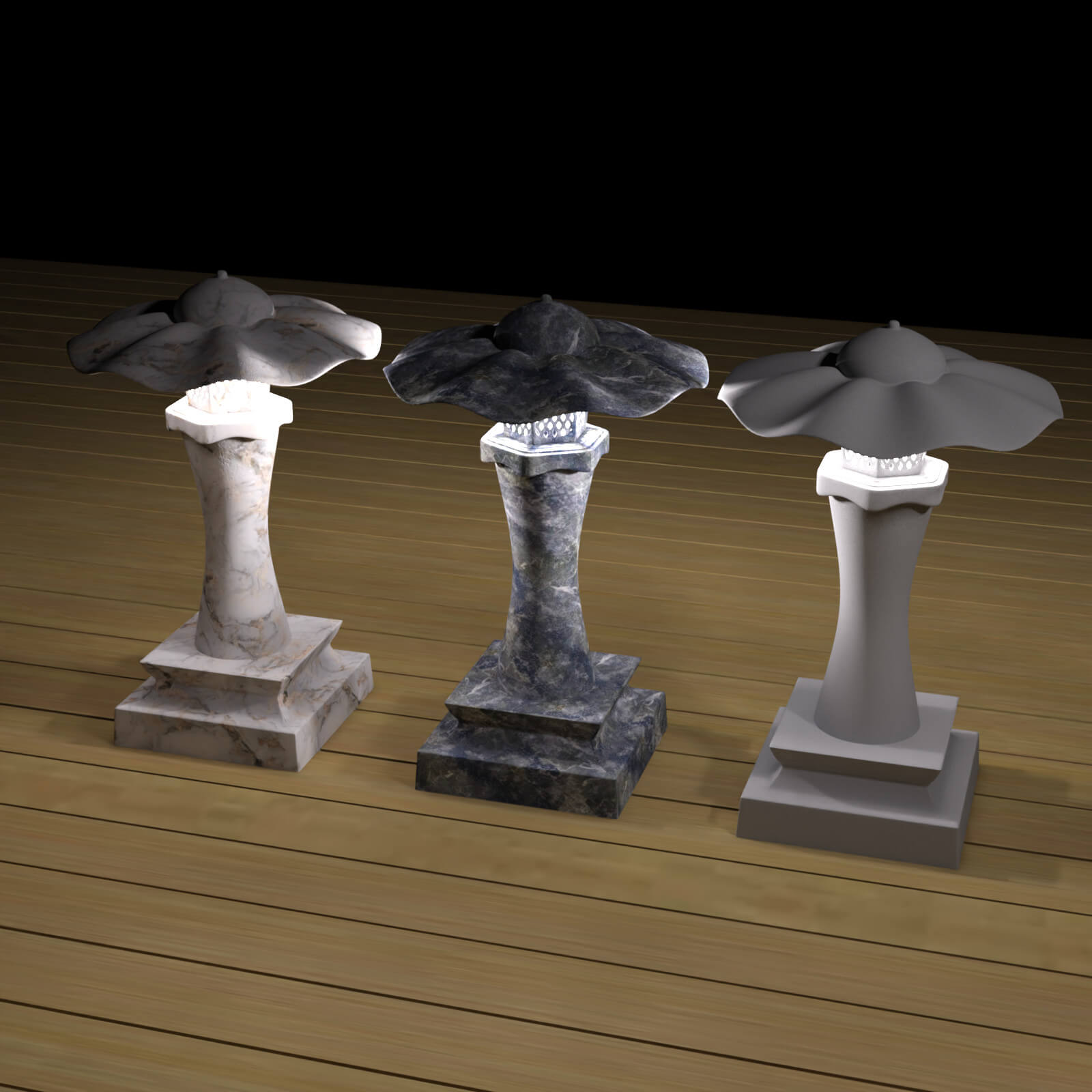 Stone Lantern - Daz Content by Causam3D