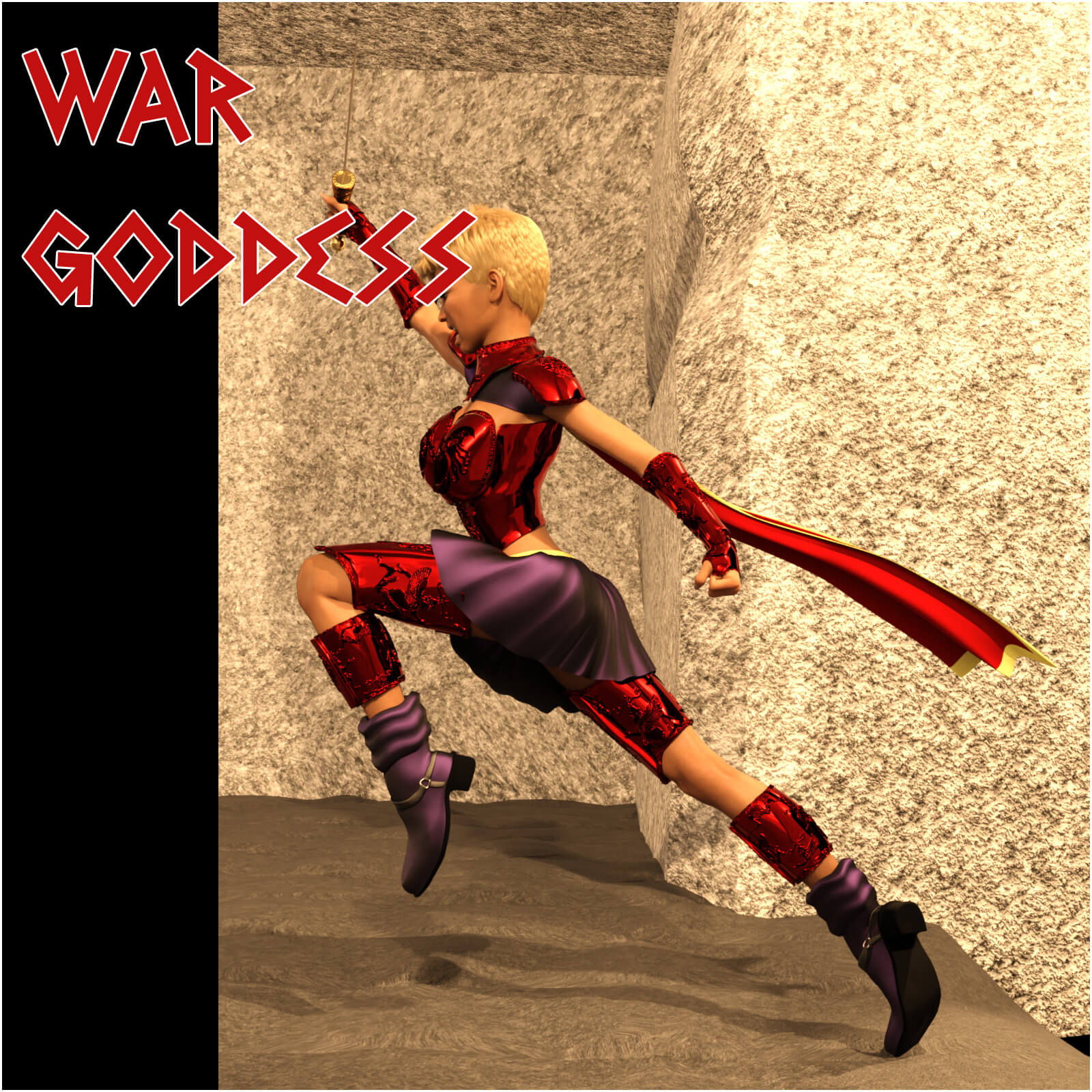 War Goddess dForce Outfit and Armor for Genesis 8 Female - Daz Content ...