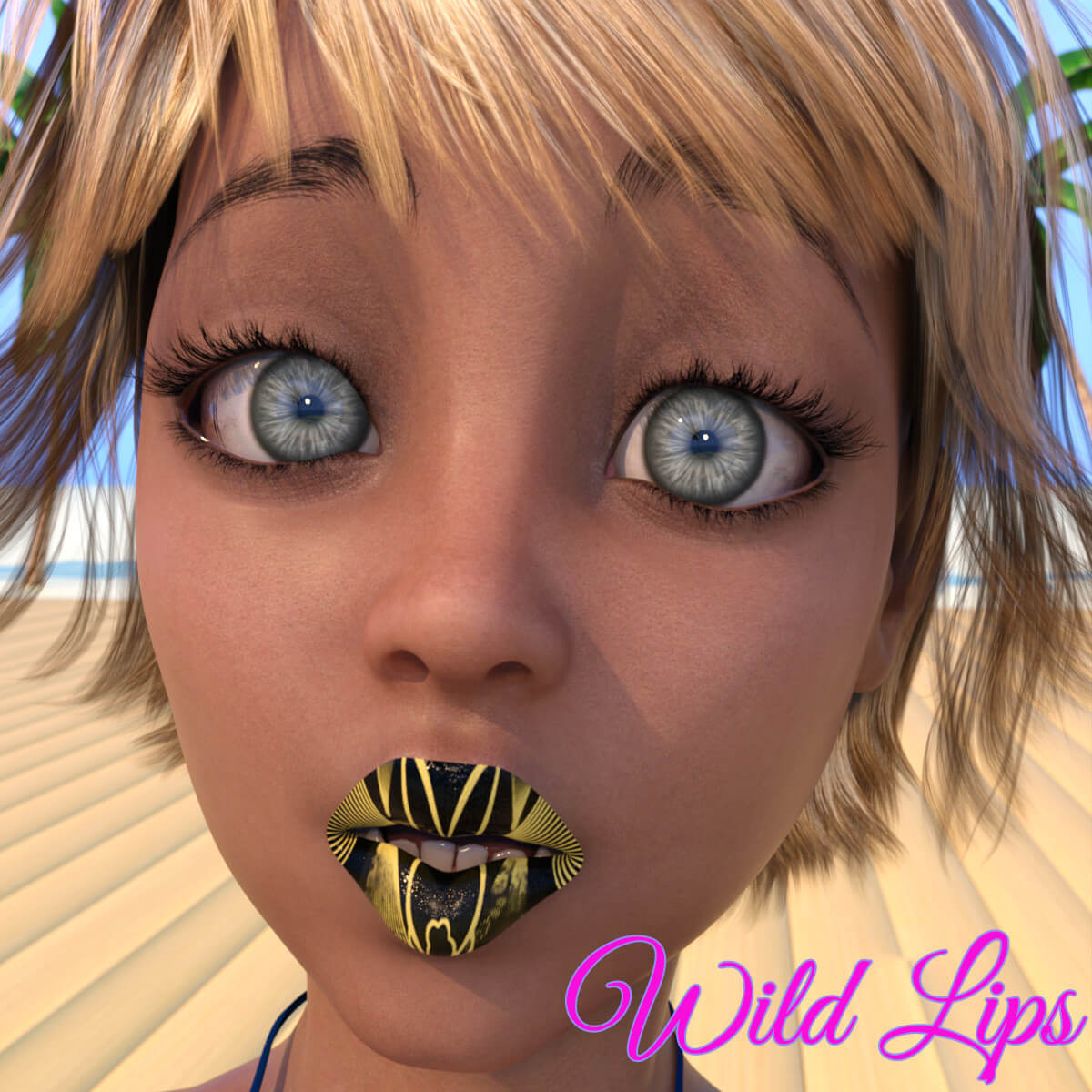 Wild Lips for Daz Genesis 8.X Female by Causam3D