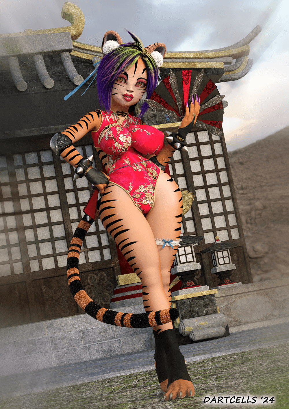 Fang Lin ! 3D Render, Digital Art by Cellsiuz38