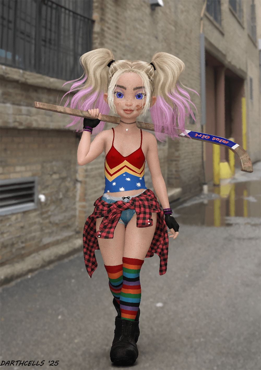 Zoe ! 3D Render, Digital Art by Cellsiuz38