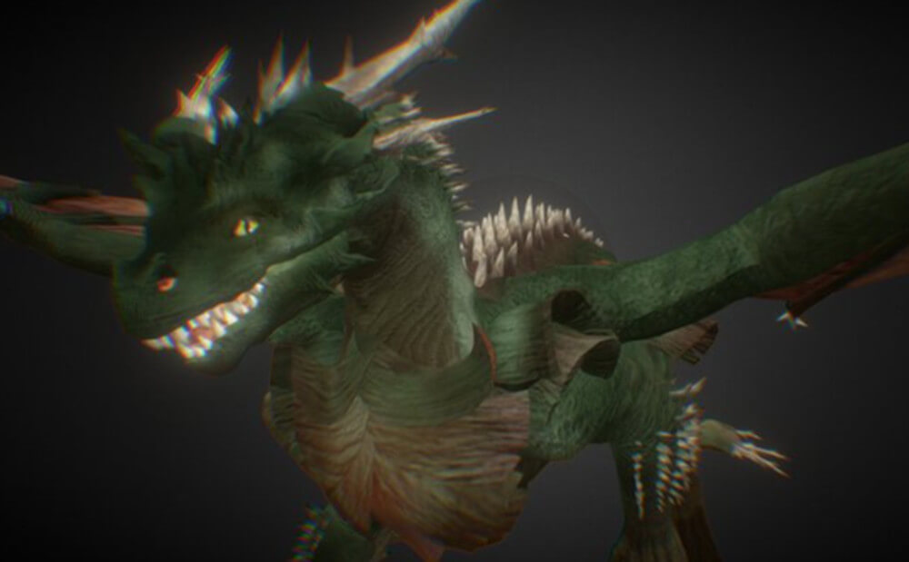 Forest Elemental Dragon - 3D Model by Centauro5legs