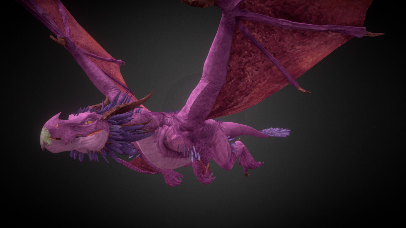 Wind Elemental Dragon - 3D Model by Centauro5legs