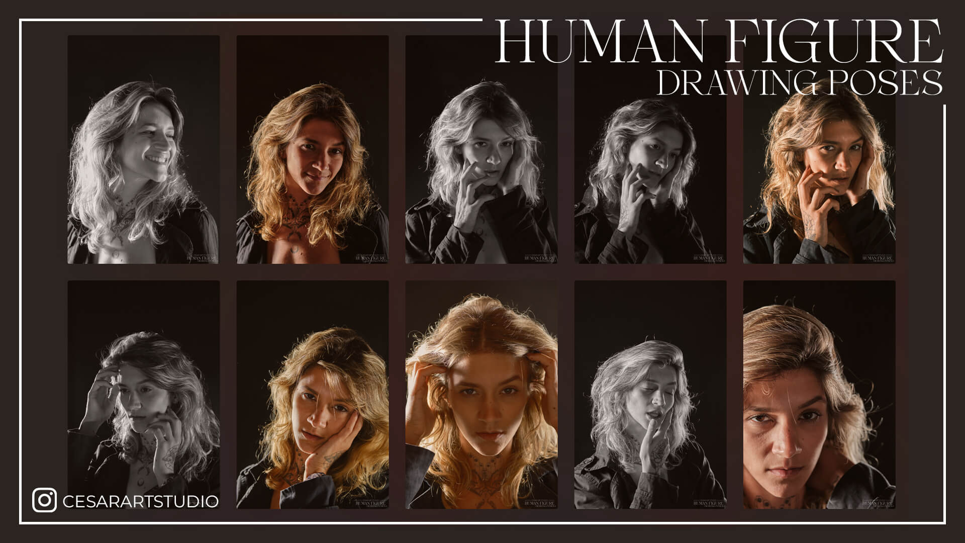 800+ Female Poses - Yris Reference Photo Set by Cesar Art Studio