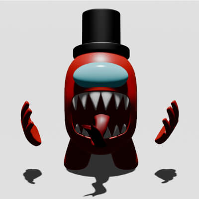 Impostor Among US - Free 3D Model by cesar3dmetal