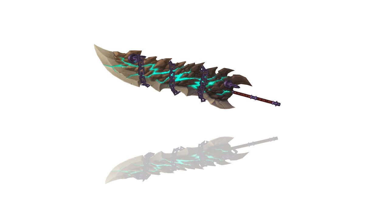 Chained Stone Great Sword - 3D Model by Cethiel