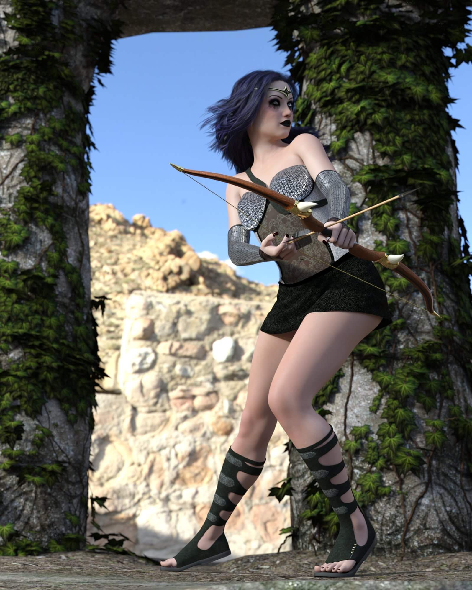 Black-hearted Warrior 3D Render | RenderHub Gallery