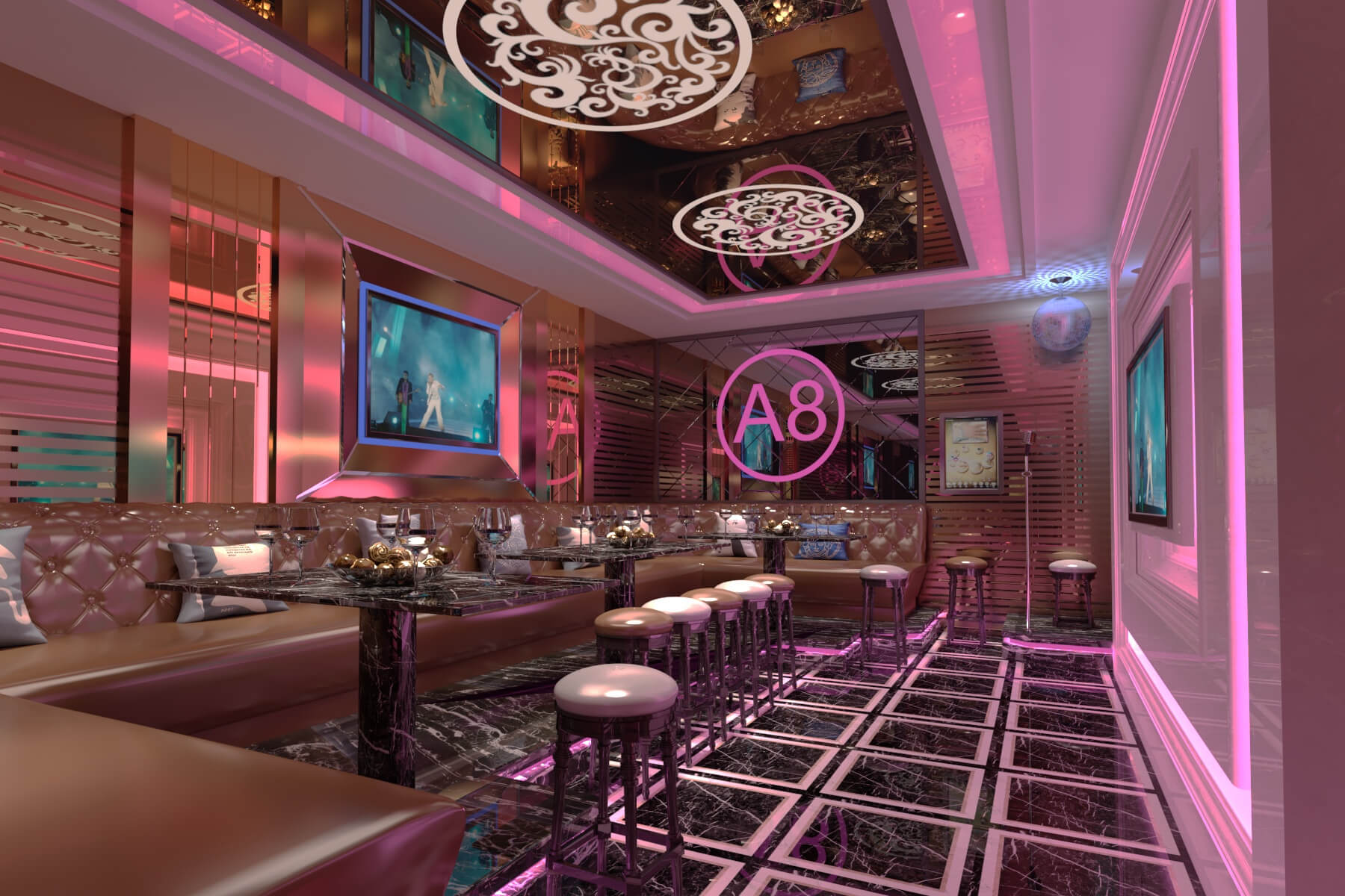 Bar Model 02 - AI Renders by CG Architecture