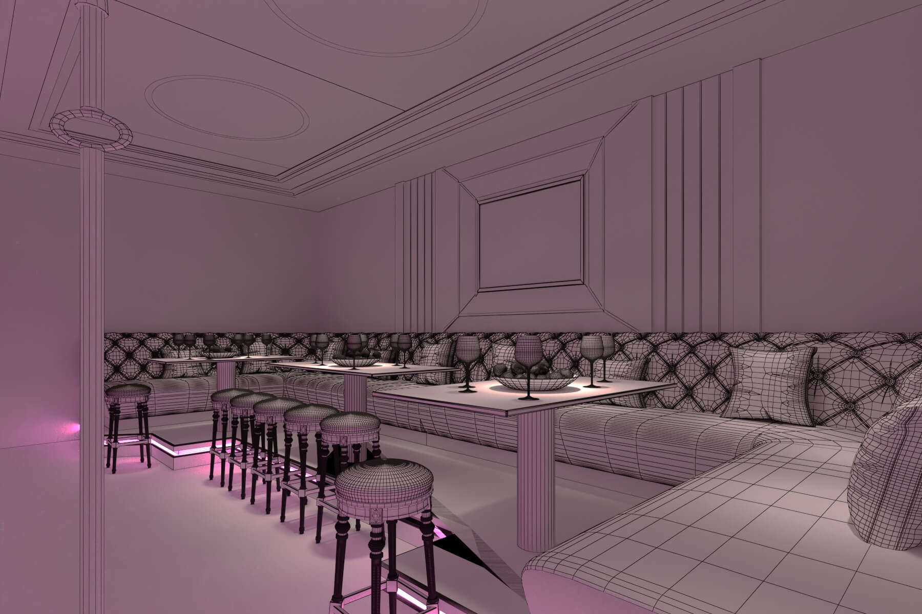 Bar Model 02 - AI Renders by CG Architecture