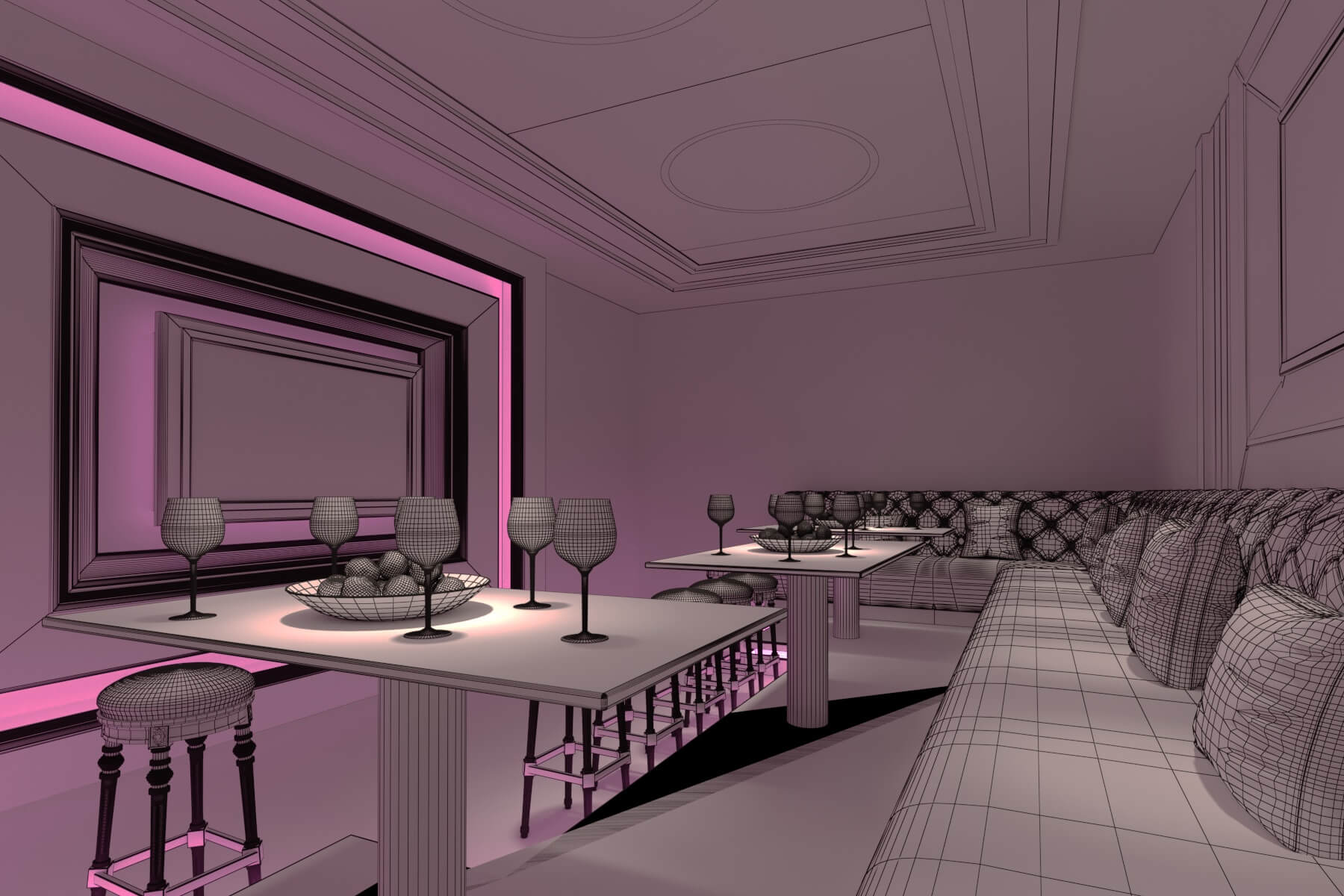 Bar Model 02 - AI Renders by CG Architecture