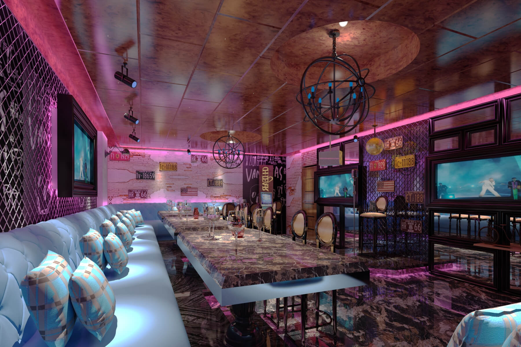 Bar Model 03 - AI Renders by CG Architecture