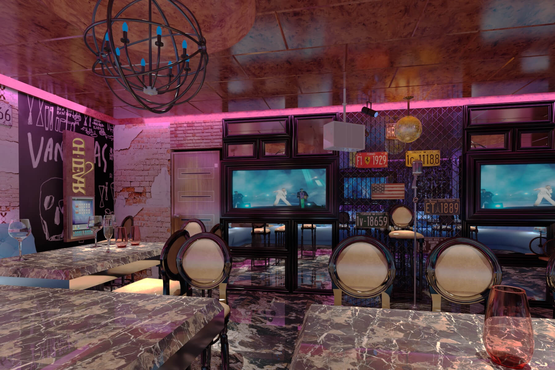 Bar Model 03 - AI Renders by CG Architecture