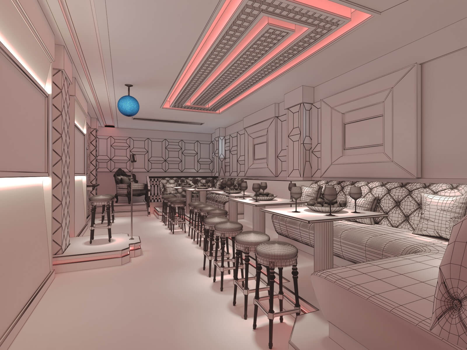 Bar Model 04 - AI Renders by CG Architecture