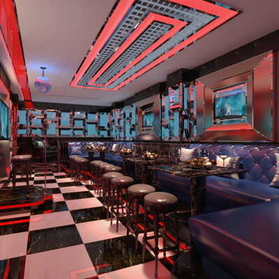 Bar Model 04 - AI Renders by CG Architecture