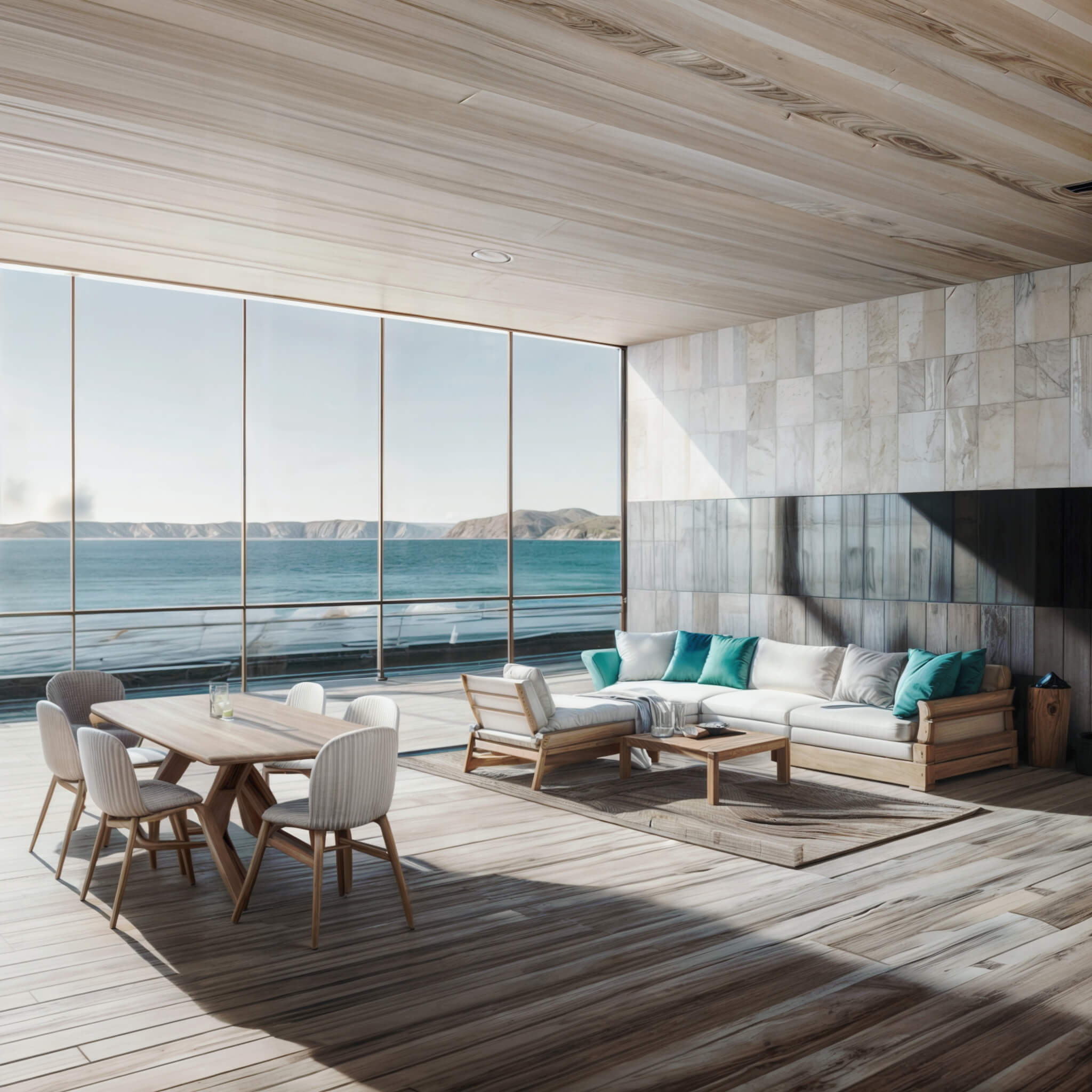 Dining Room With Incredible View - 3D Model by CG Architecture