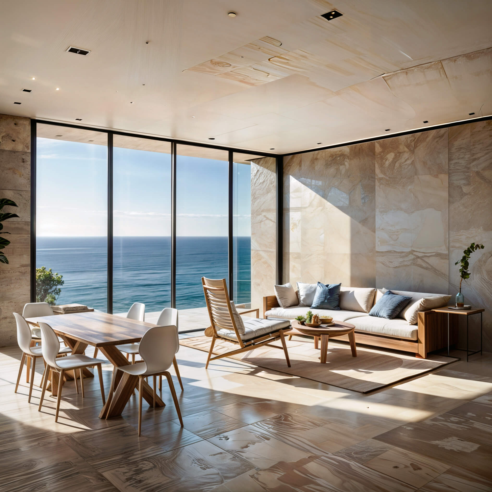 Dining Room With Incredible View - 3D Model by CG Architecture