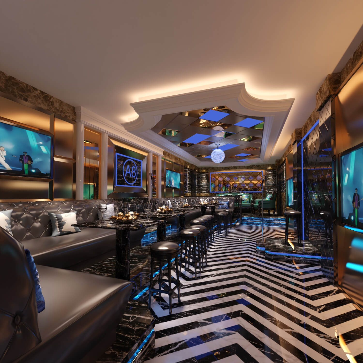 Bar Model - AI Renders by CG Architecture