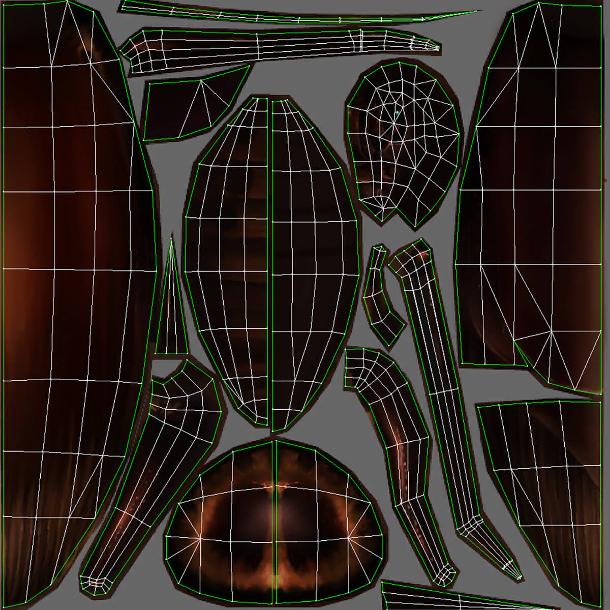 Animated Cockroach - 3D Model by cg-bob