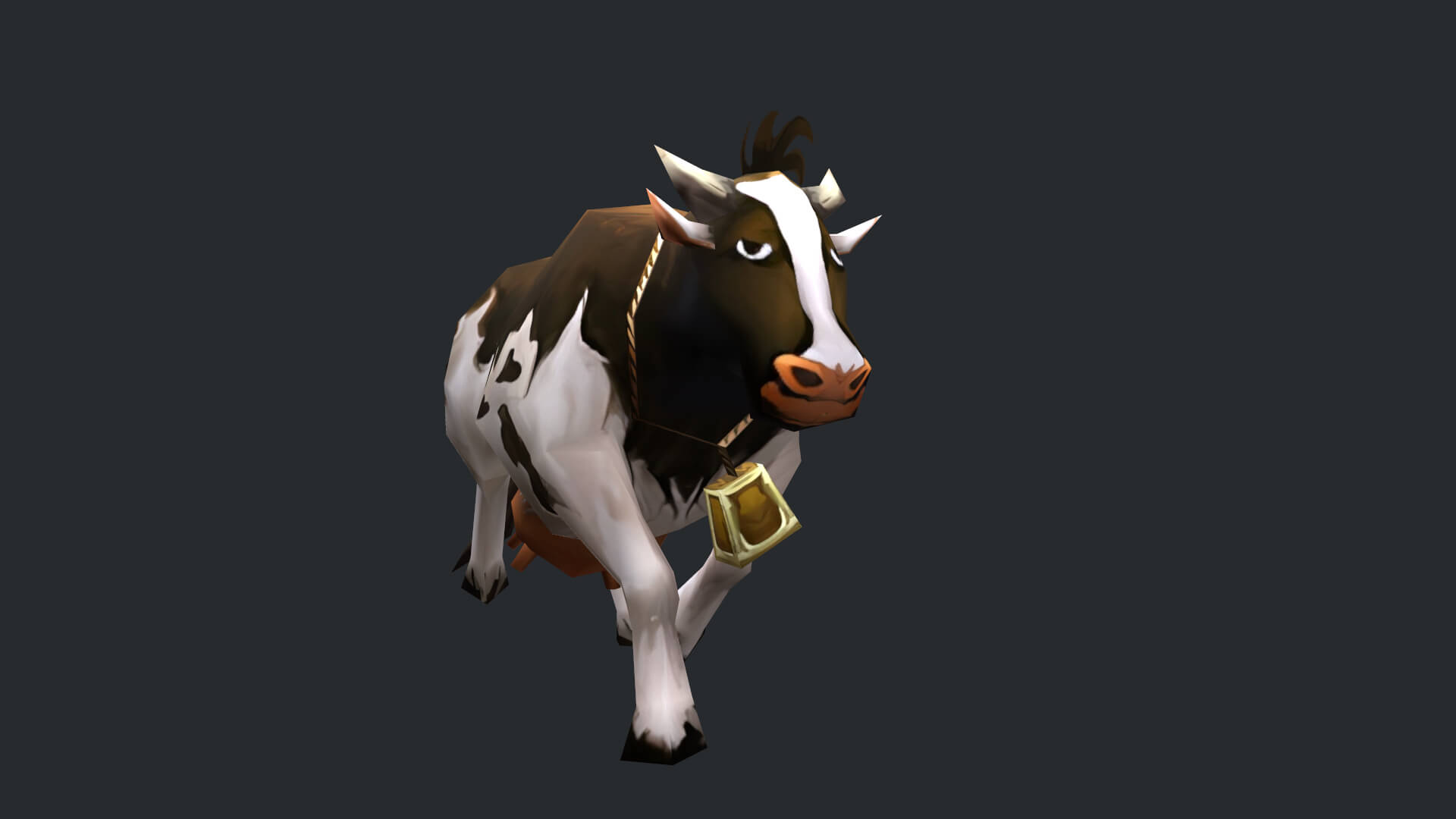 Animated Cow - 3D Model by cg-bob