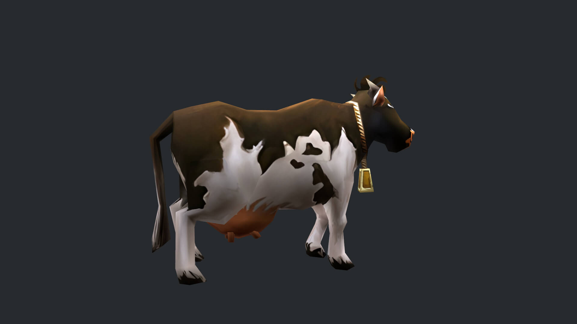 Animated Cow - 3D Model by cg-bob