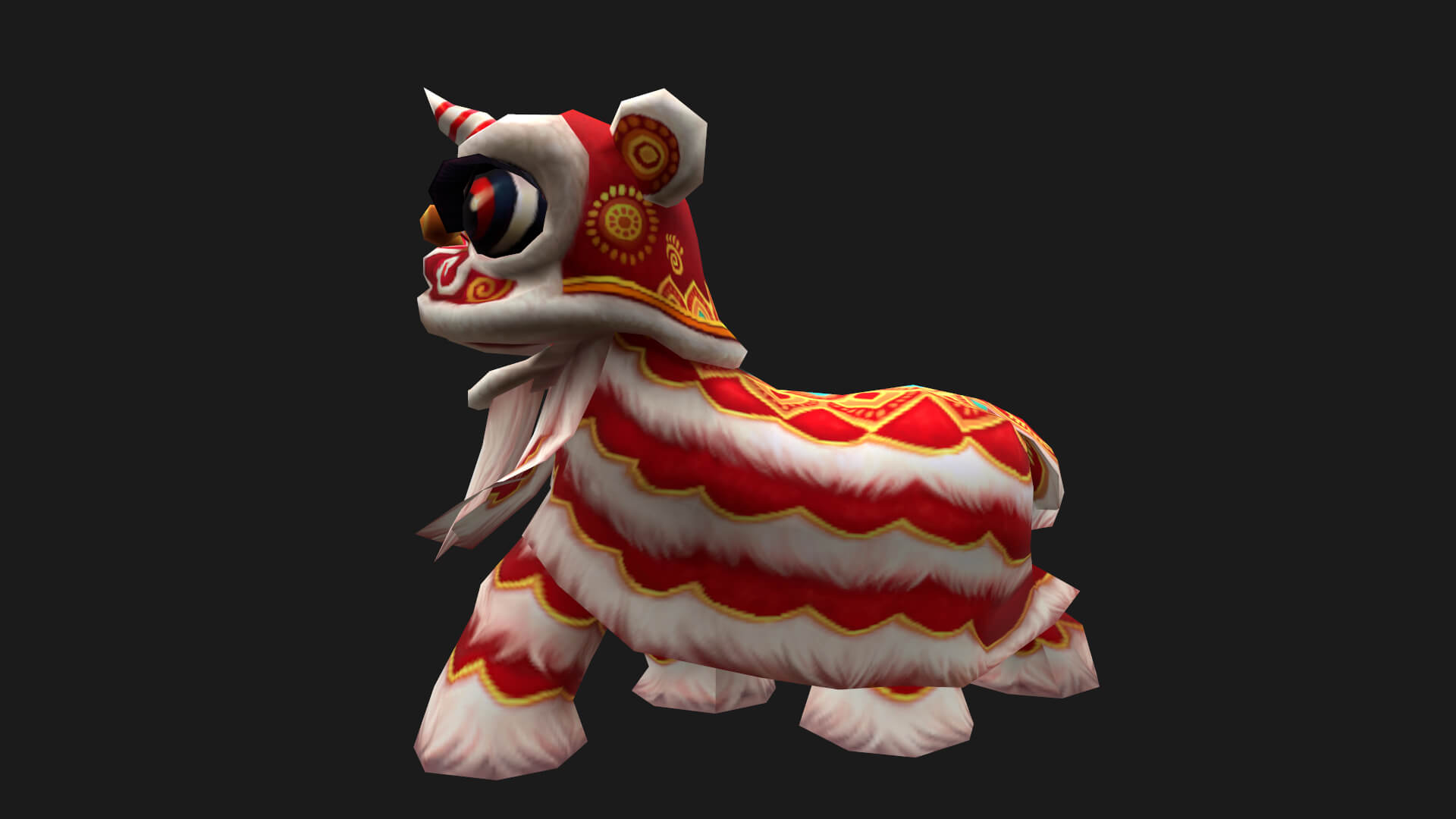 Animated Lion Dance - 3D Model by cg-bob