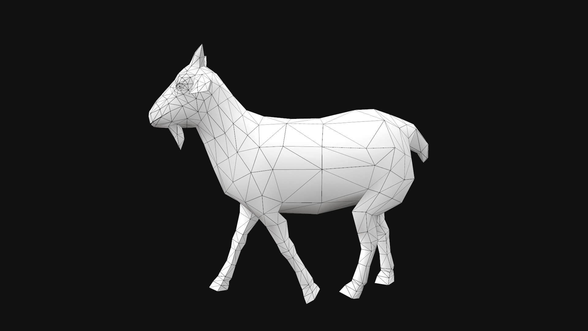 Animated Sheep Goat - 3D Model by cg-bob